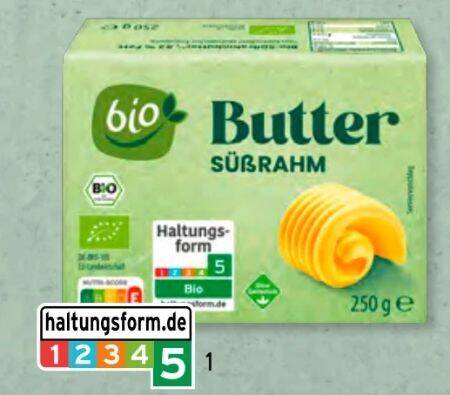 Bio Smiley Butter 0.25 kg Angebot bei Aldi Süd