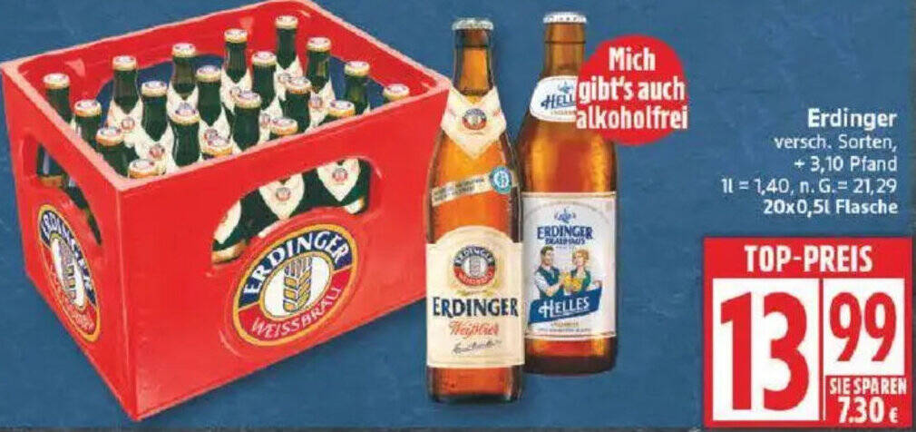 Erdinger Angebot Edeka