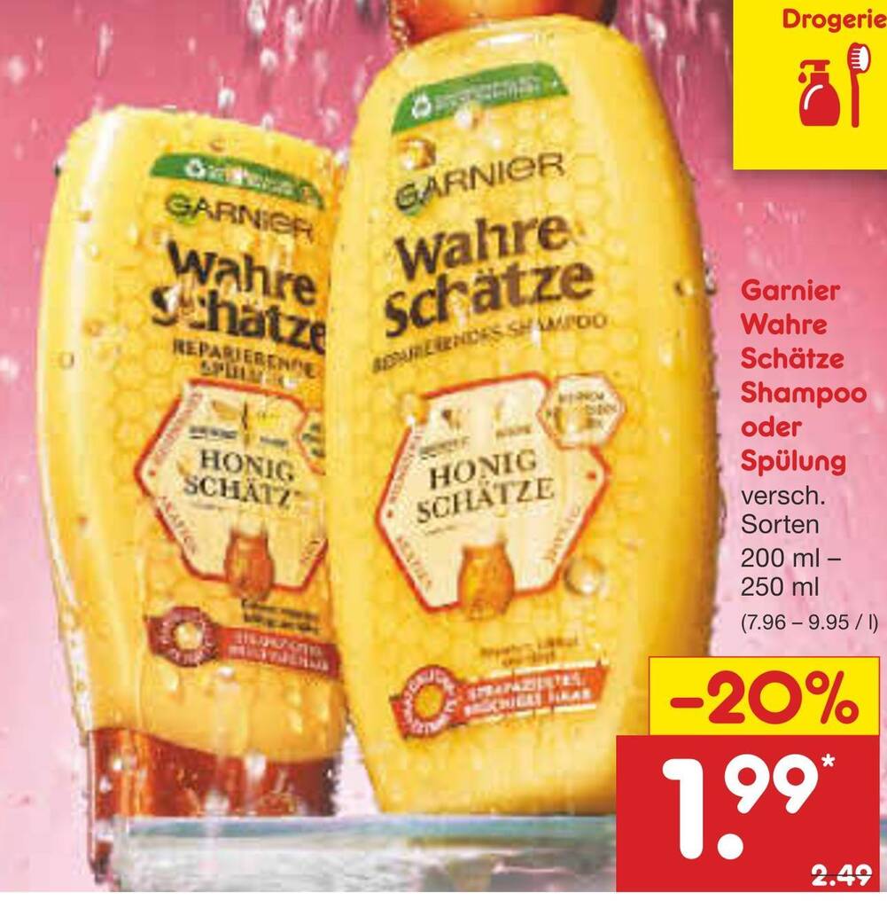 Garnier wahre schätze shampoo Angebot bei Netto Marken-Discount