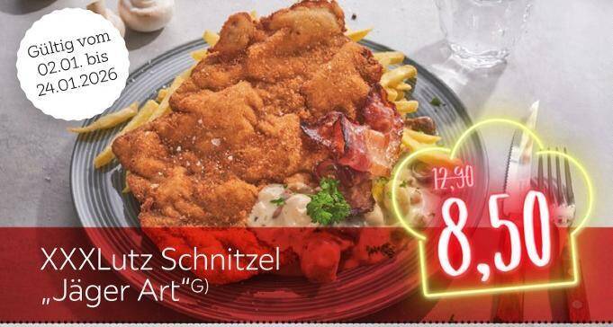 Xxxlutz schnitzel „jäger art“ Angebot bei XXXLutz