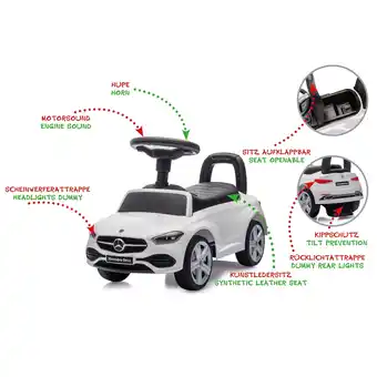 JAMARA Rutscher Mercedes-Benz C-Class weiß 2in1 Angebot bei Netto ...