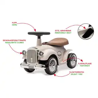 JAMARA Rutscher Classic Car weiß Angebot bei Netto Marken-Discount