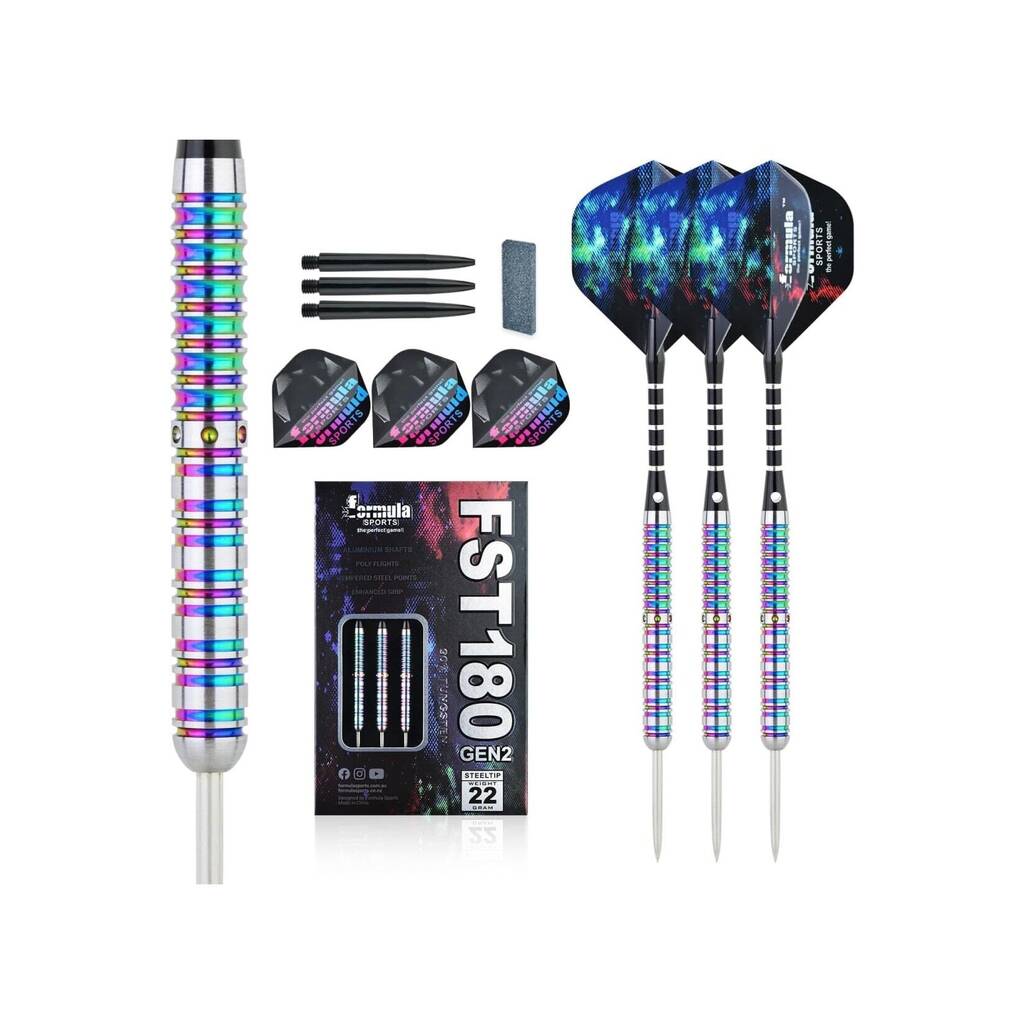 Formula FST180 Gen2 Rainbow Tungsten Dart Steeltip 21 Gramm Angebot bei ...