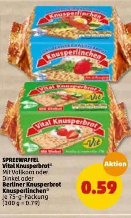 Spreewaffel Vital Knusperbrot Oder Berliner Knupserbrot Knusperlinchen ...