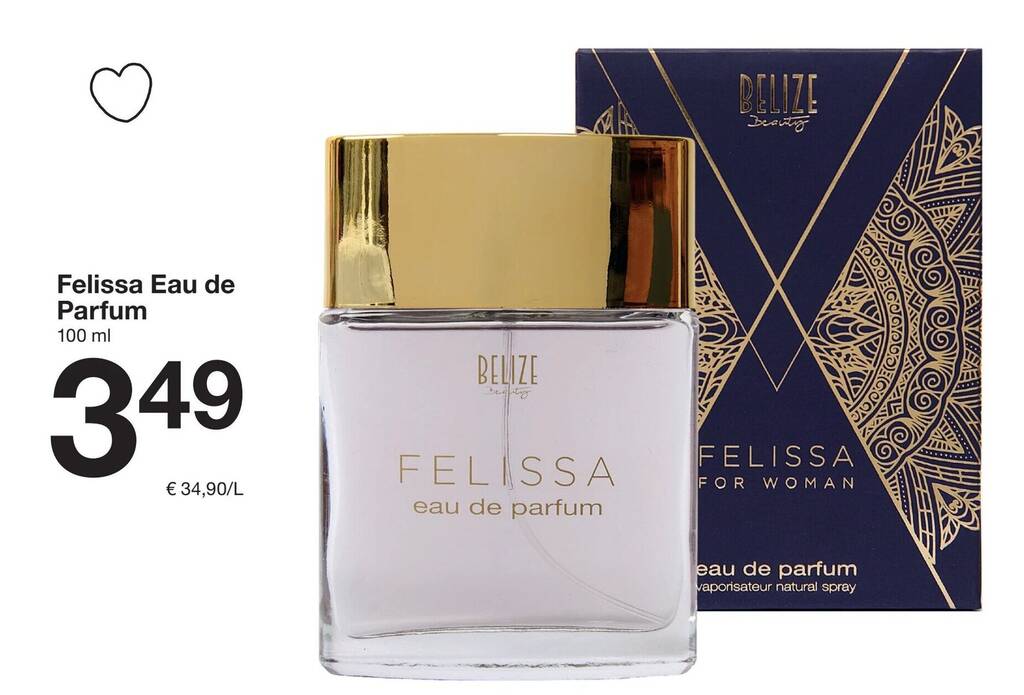 BELIZE Beauty Felissa Eau de Parfum 100 ml Angebot bei Zeeman
