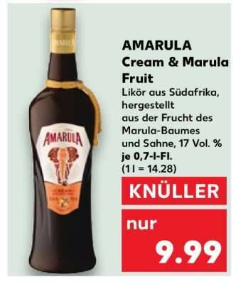 AMARULA Cream & Marula Fruit Angebot bei Kaufland