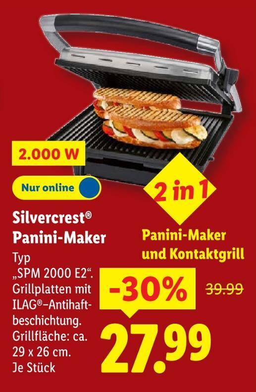 Machine Panini Lidl