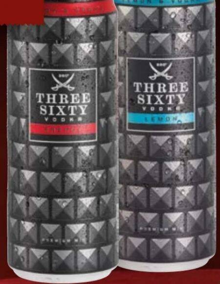 Three Sixty Vodka Premium Mix 0.33 l Angebot bei Handelshof