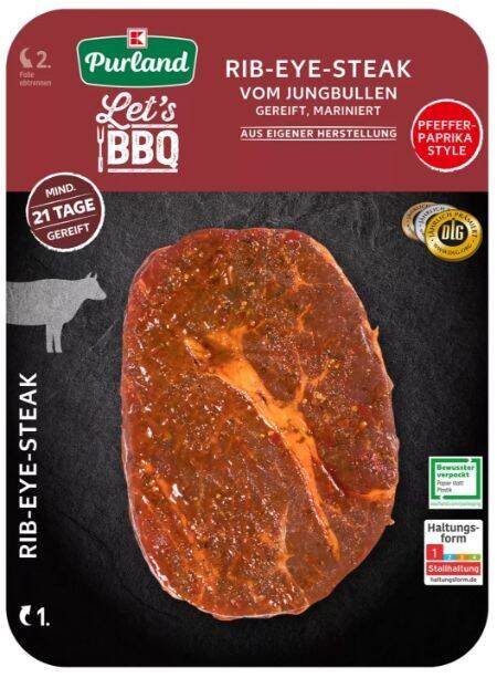K-Purland Rib-Eye-Steak 0.3 kg Angebot bei Kaufland