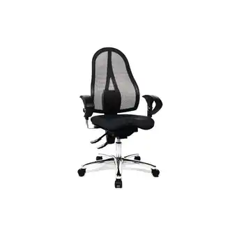 Topstar Profi Bürostuhl SITNESS 15 U2 Stoff / Netzstoff mit Armlehnen ...