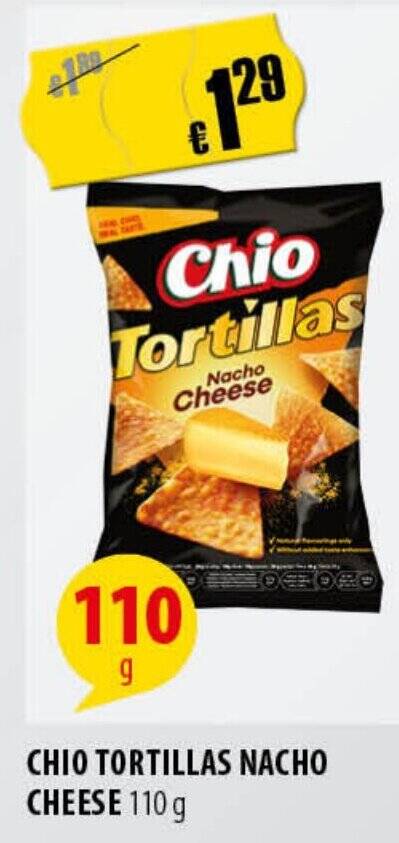 CHIO TORTILLAS NACHO CHEESE 110 g Angebot bei FreeOneShop