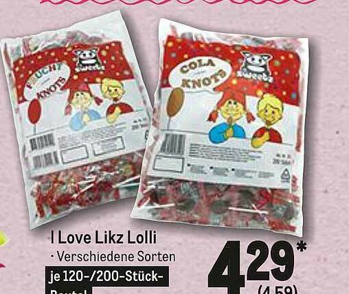I Love Likz Lolli Angebot bei METRO