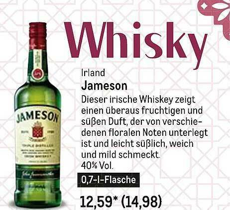 Jameson Angebot bei METRO