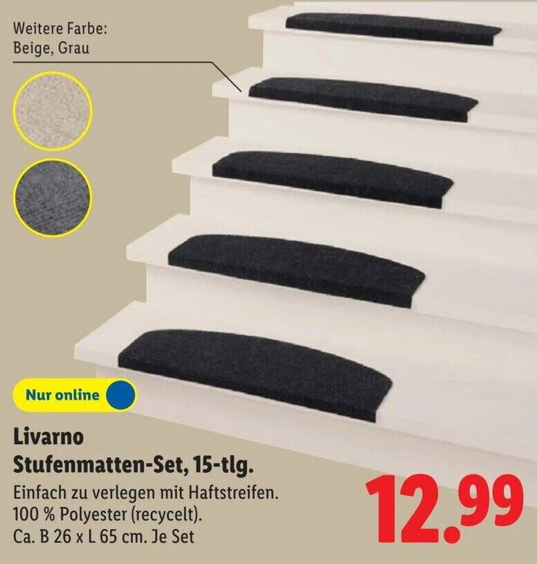 Stufenmatten Set 15 Teilig Lidl