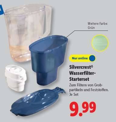 Silvercrest Wasserfilter-Starterset Angebot bei Lidl
