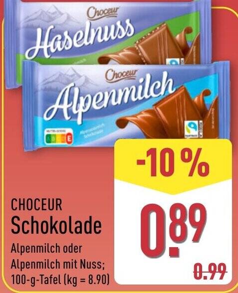 Aldi Nord Schokolade