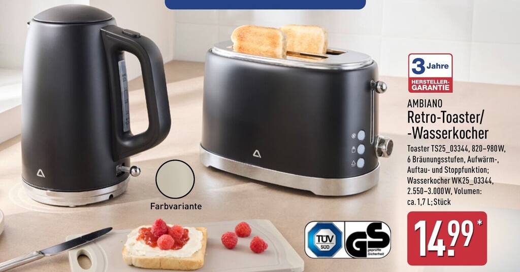 Erstaunlich Toaster Angebot Aktuell Aldi Ebenbild