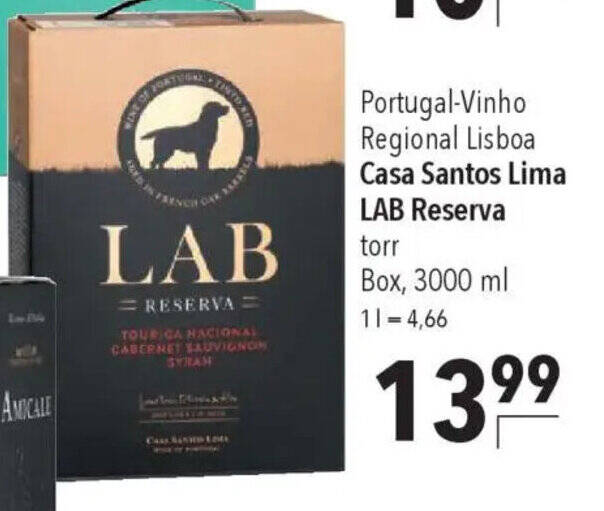 Casa Santos Lima LAB Reserva 3 l Angebot bei CITTI Markt