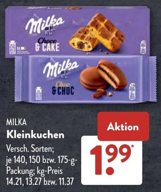 MILKA Kleinkuchen Angebot bei Aldi Süd
