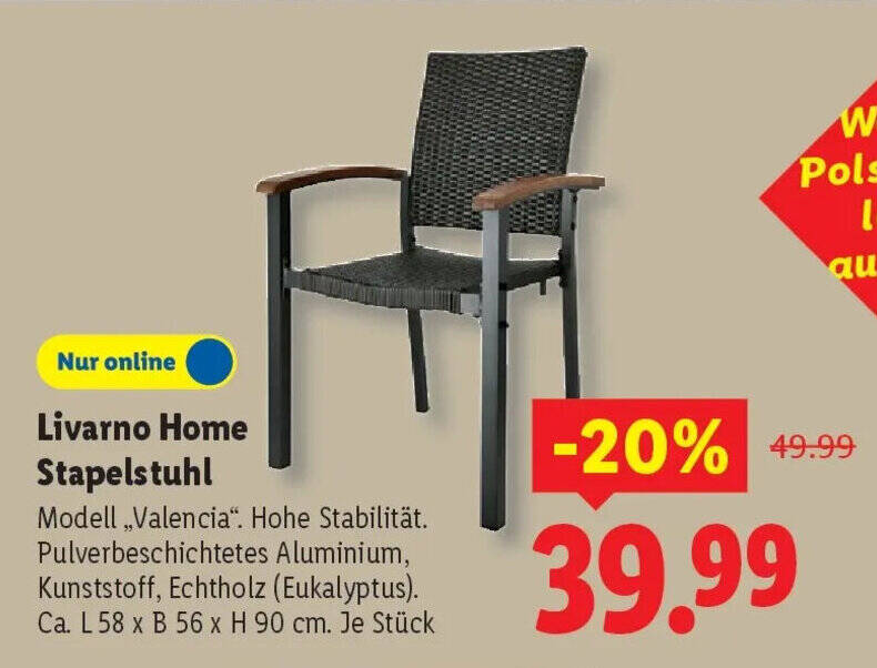 Erstaunlich Lidl Stapelstuhl 2022 Ebenbild