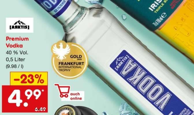 Premium Vodka Angebot bei Netto Marken-Discount