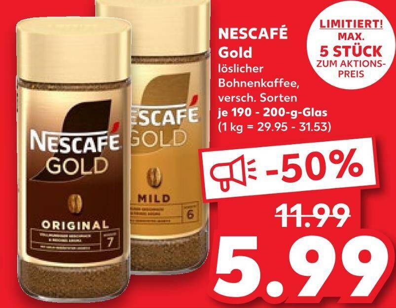 Fabelhafte Nescafã Gold Angebot Diese Woche Bilder