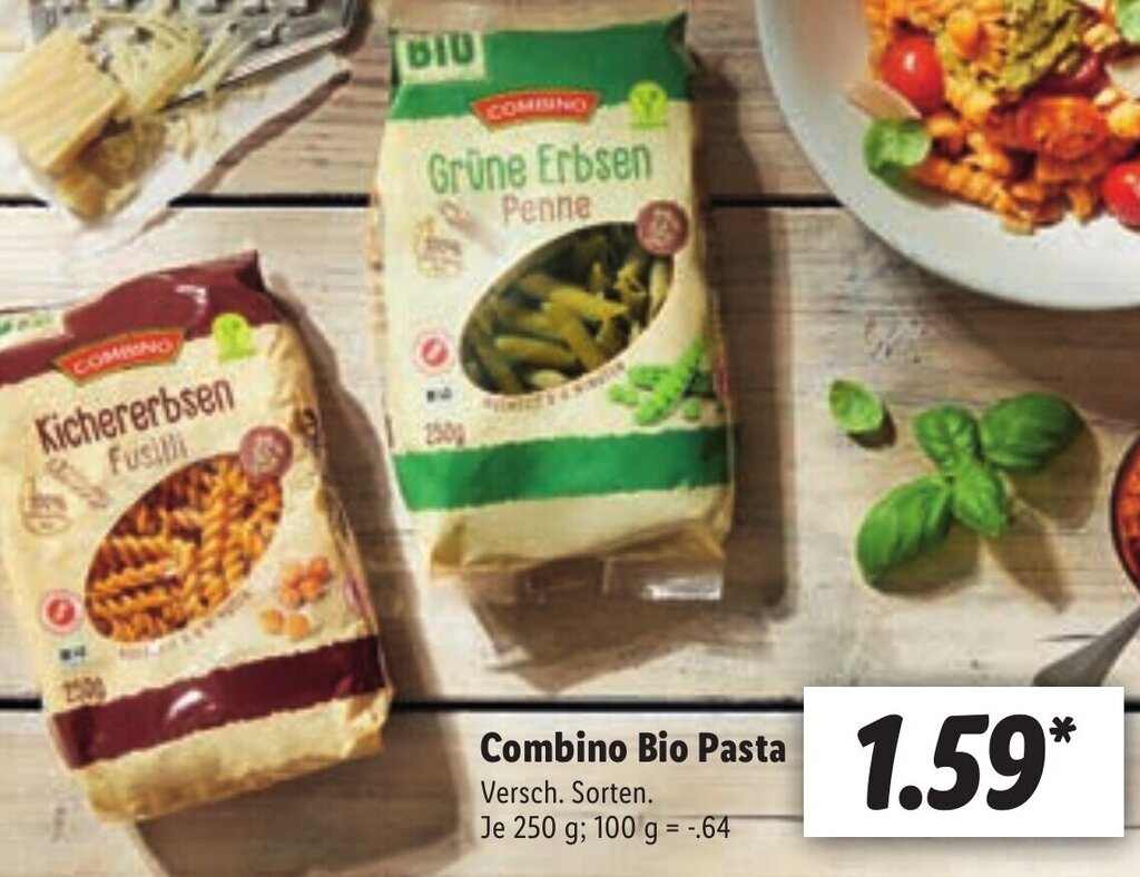 Combino Bio Pasta 250g Angebot bei Lidl