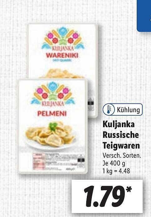 Kuljanka Russische Teigwaren Angebot bei Lidl