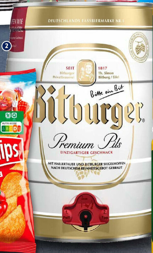 Bitburger Premium Pils 5L Angebot bei Aldi Süd
