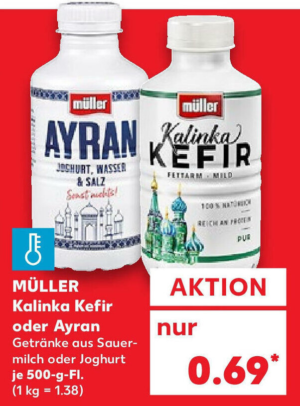 Müller Kalinka Kefir 500g Fl. Angebot bei Kaufland