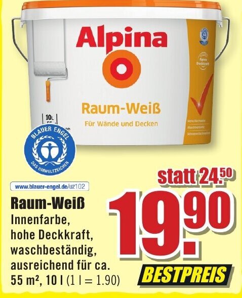 Alpina Weiss 10l Angebot