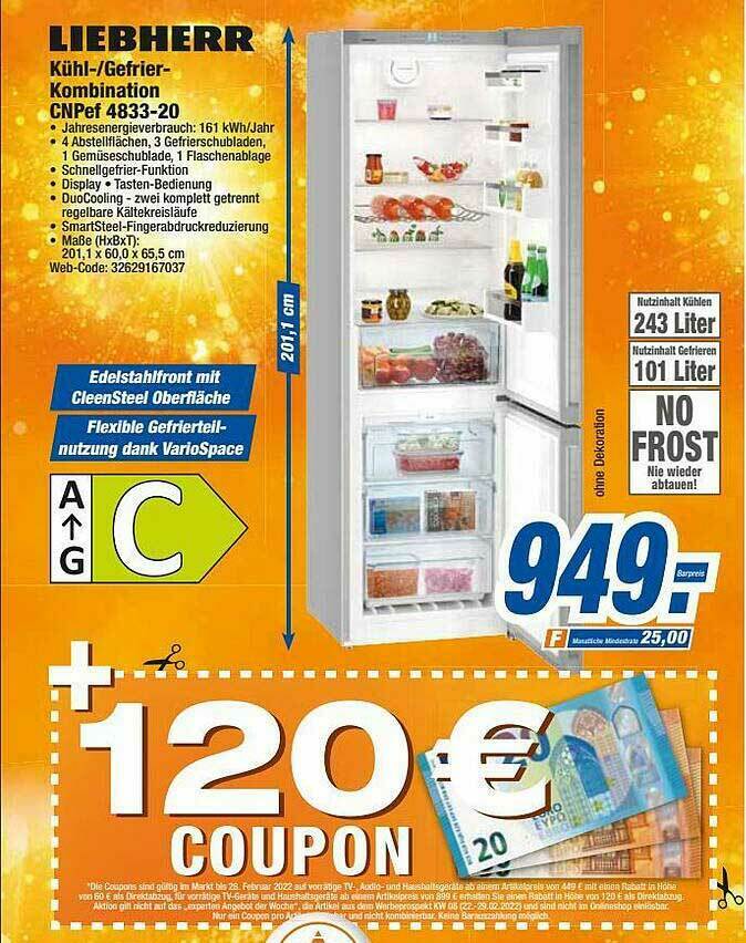 Kuhl Gefrier Kombi Angebot