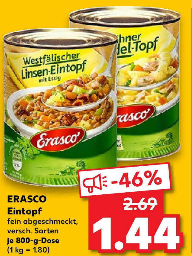 Erstaunlich Erasco Eintpfe Angebot Ebenbild