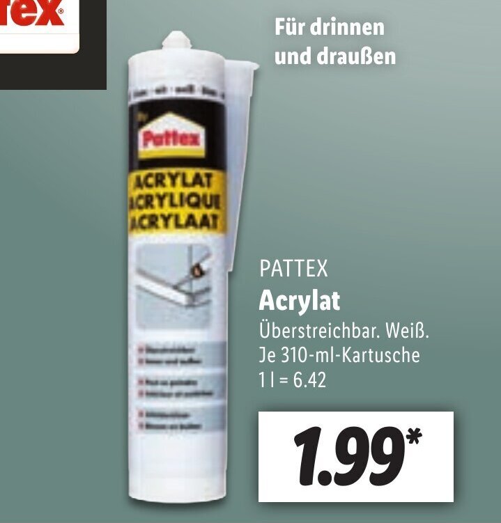 Acrylat 310ml Angebot bei Lidl