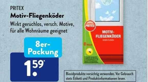 Pritex Motiv-fliegenköder Angebot bei Aldi Süd