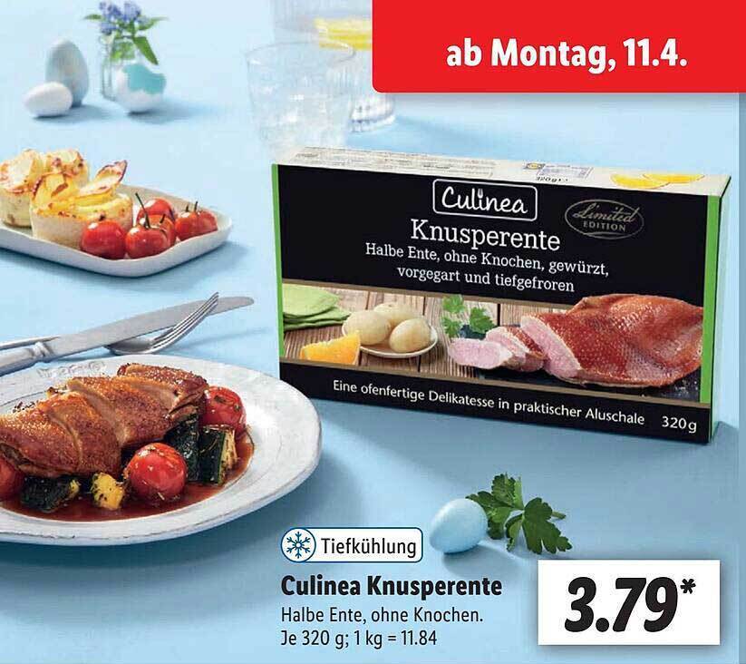 Culinea Knusperente Angebot bei Lidl