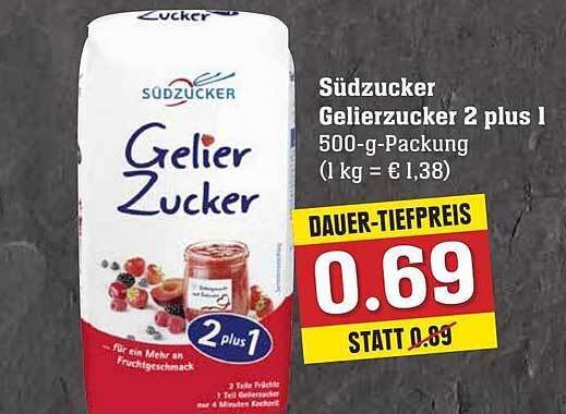 Gelierzucker 2 Zu 1 Sudzucker