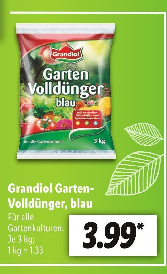 Grandiol garten-volldünger Angebot bei Lidl