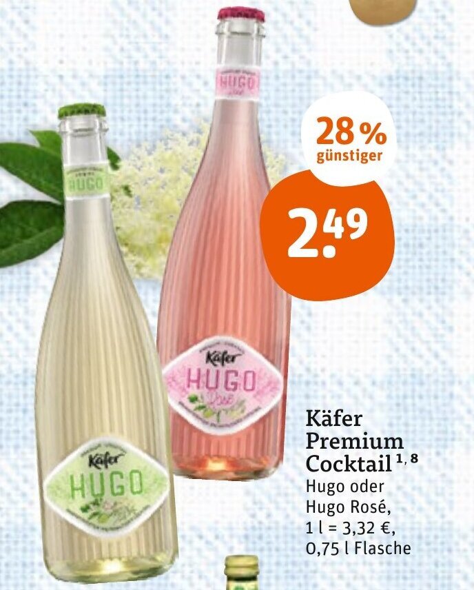 Kafer Premium Cocktail 750 ml Angebot bei tegut