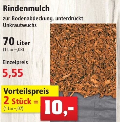 Pinien Rindenmulch Thomas Philipps