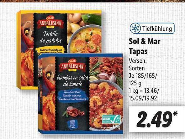 Sol & Mar Tapas Angebot bei Lidl