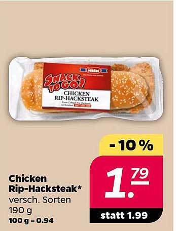 Chicken Rip-hacksteak Angebot bei NETTO