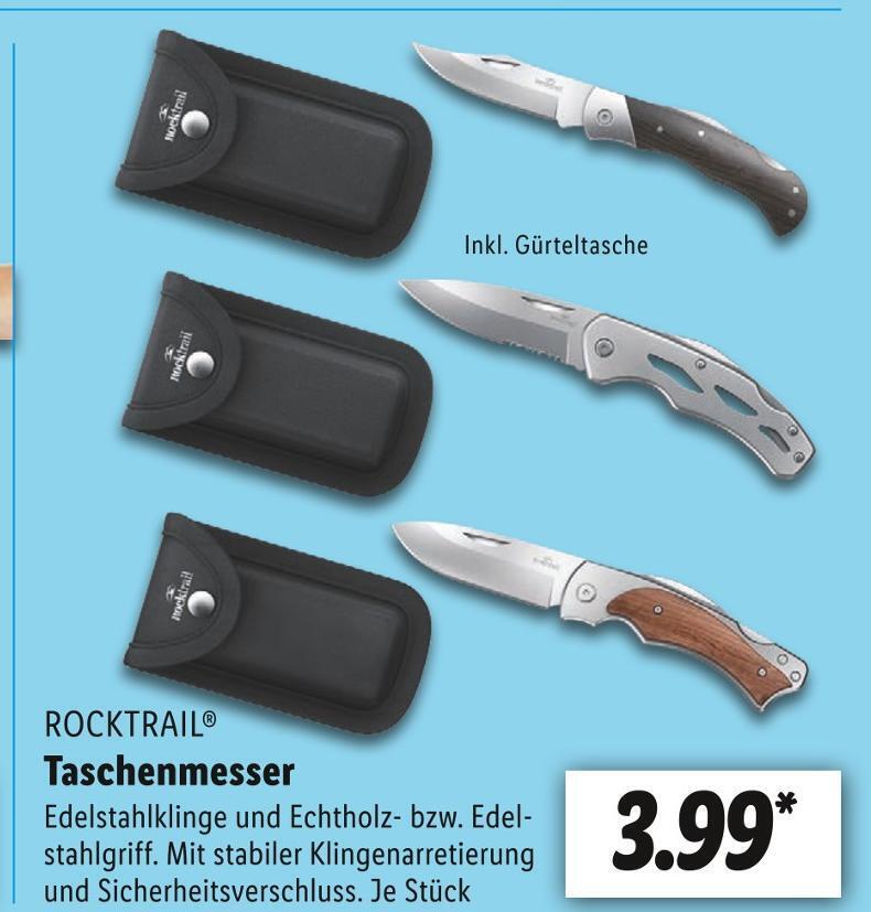 Rocktrail taschenmesser Angebot bei Lidl