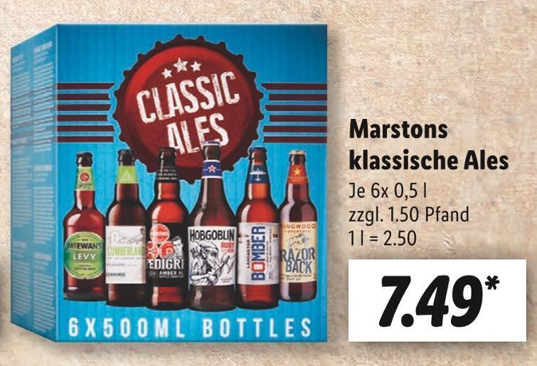 Marstons klassische ales Angebot bei Lidl