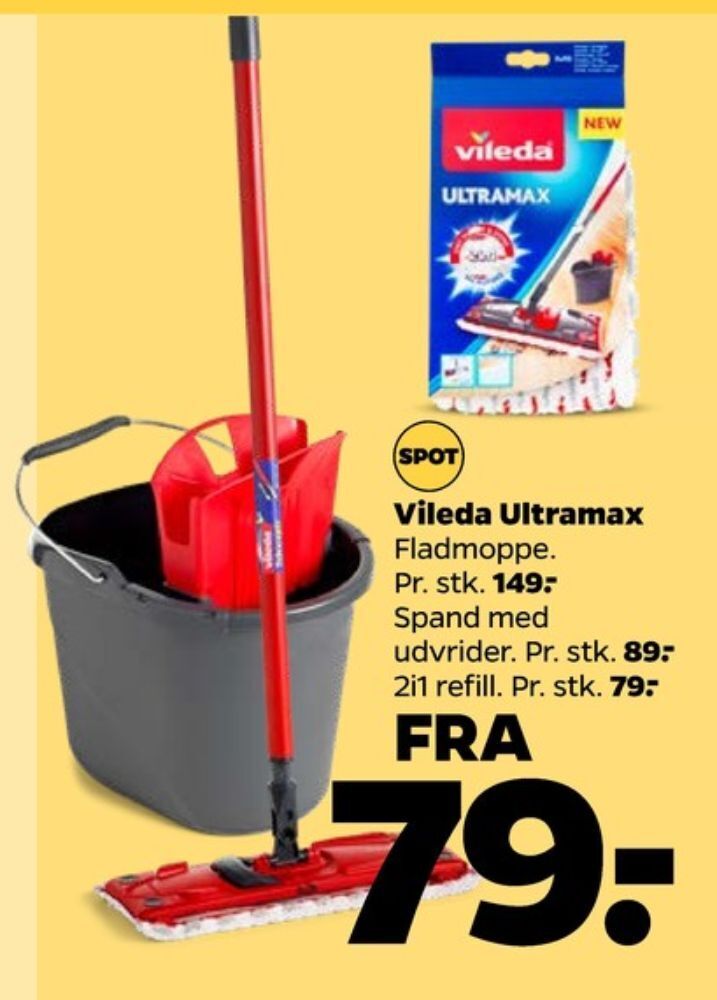 Vileda moppe tilbud hos Netto