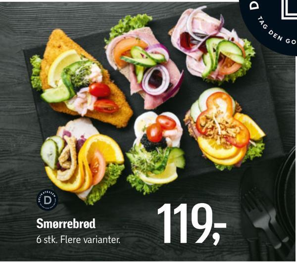 Smørrebrød tilbud hos Føtex