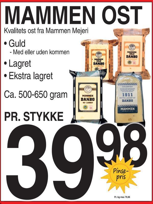 Mammen ost tilbud hos ABC Lavpris