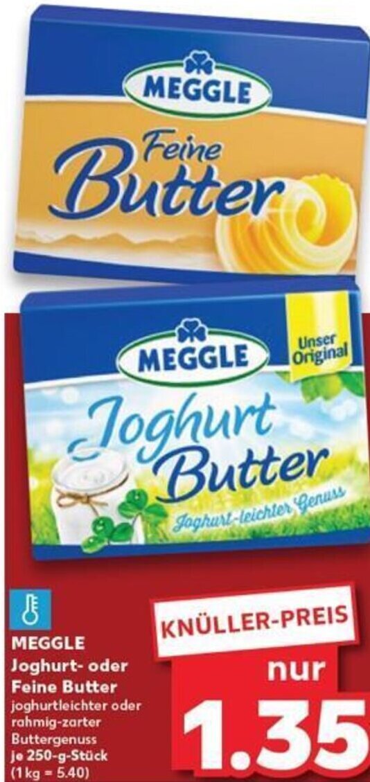MEGGLE Joghurt- oder Feine Butter tilbud hos Kaufland