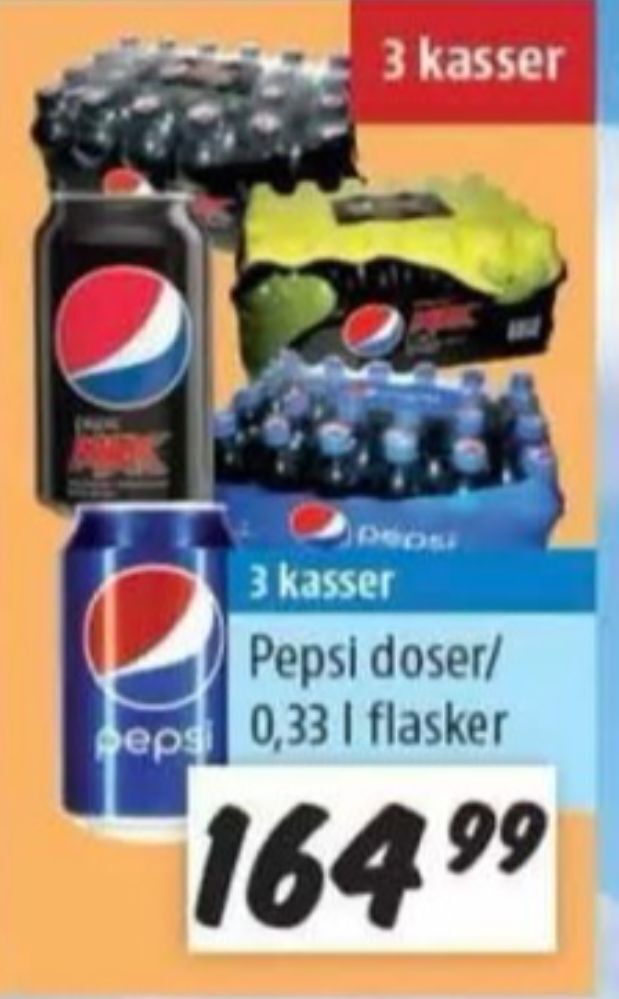 Pepsi max cola tilbud hos zur Krone
