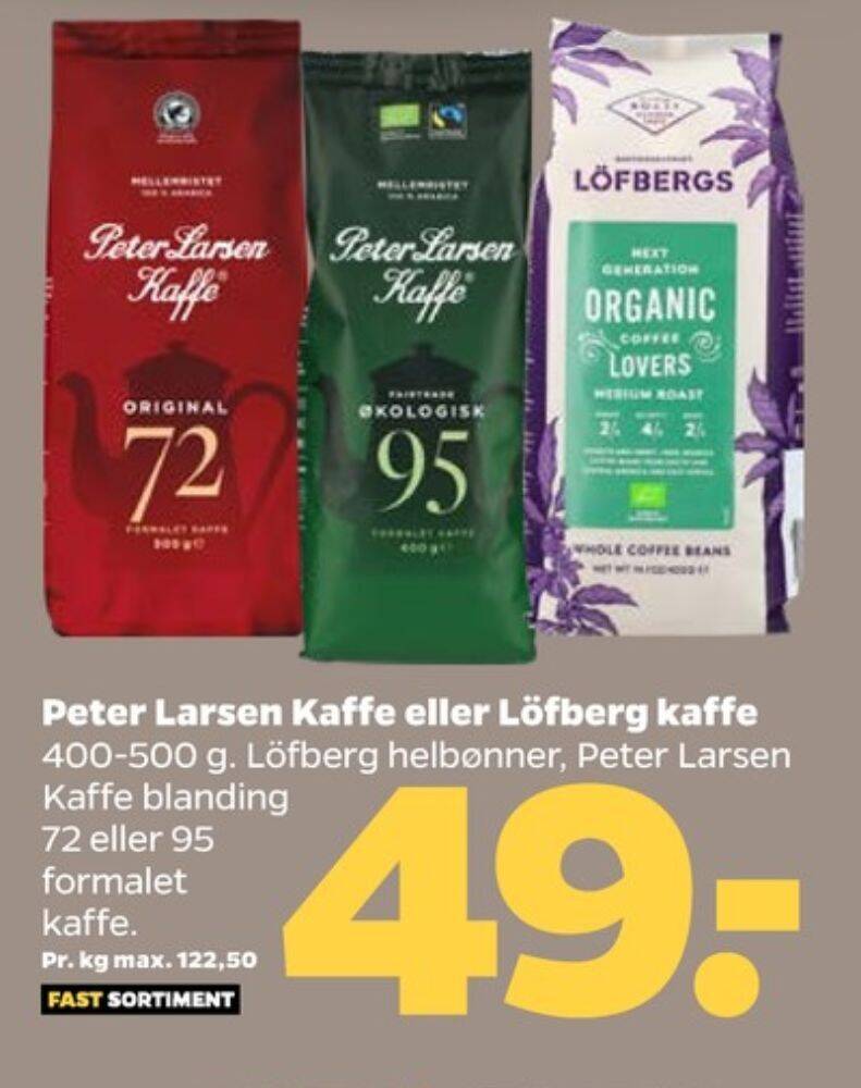 Blanding 72 kaffe formalet tilbud hos Netto